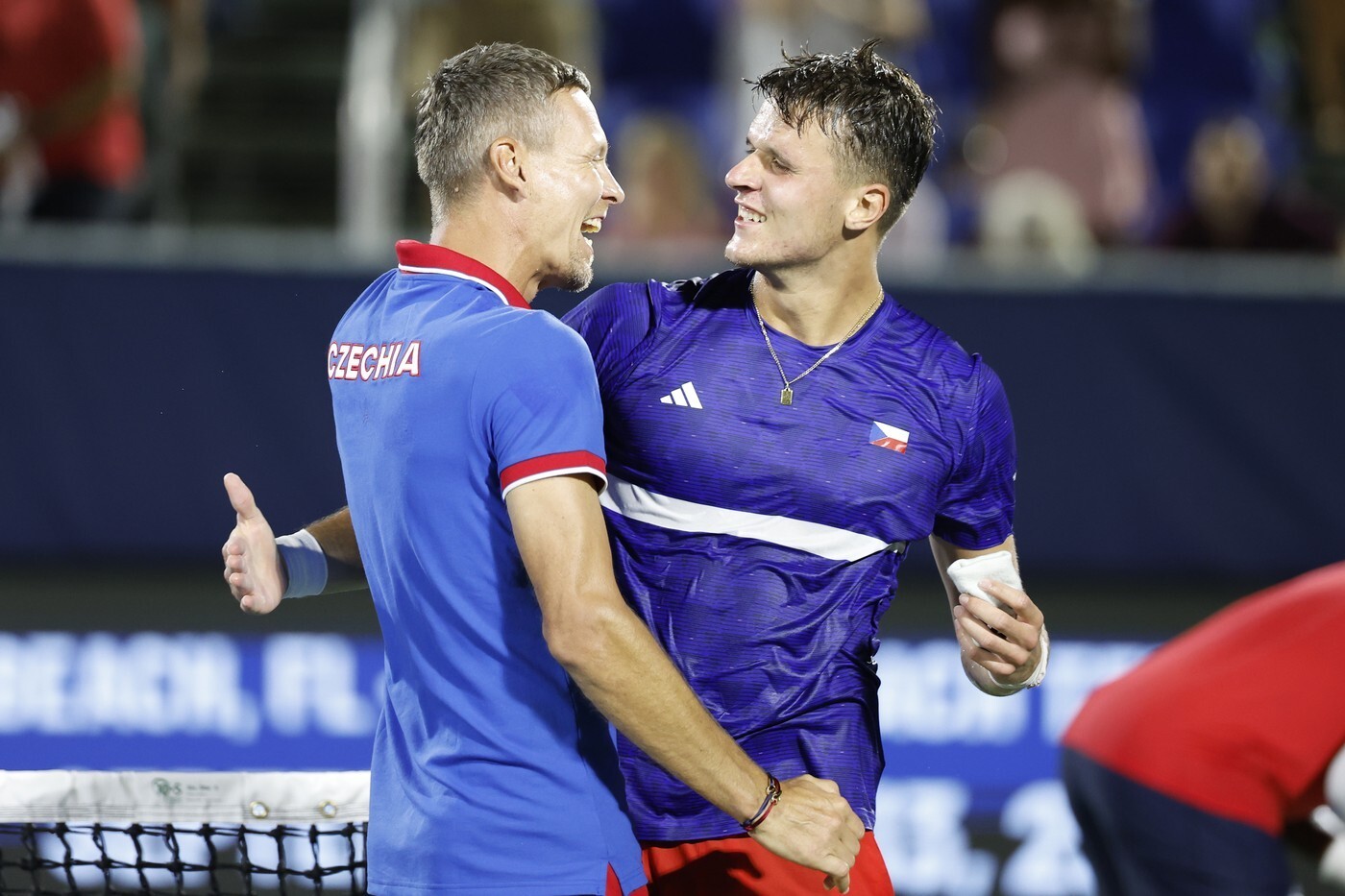 Každý sport má boha, který se dívá. Kluci si to odmakali a výhra je zasloužená, říká Berdych ...